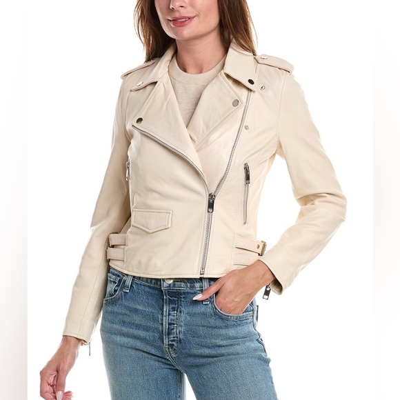 Walter Baker | Jackets & Coats | Walter Baker Liz Leather Crop Moto ...